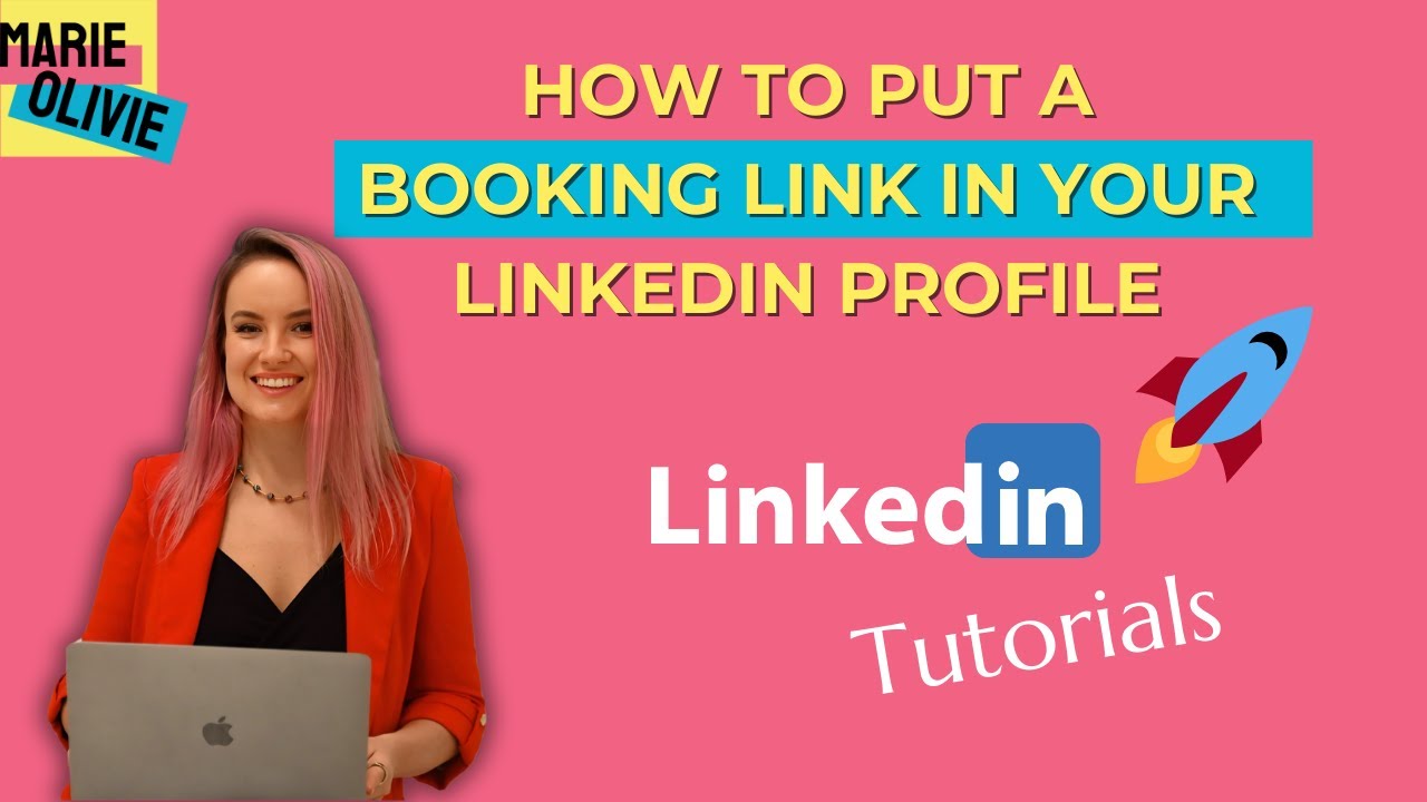 How to put a booking link in your LinkedIn profile - YouTube