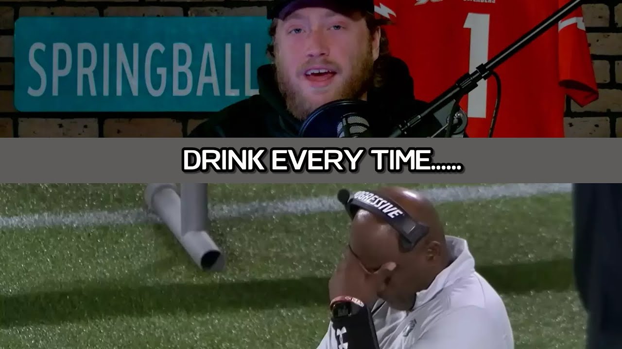 XFL Drinking Game | Stink-Off: Guardians vs Vipers | Springball ...