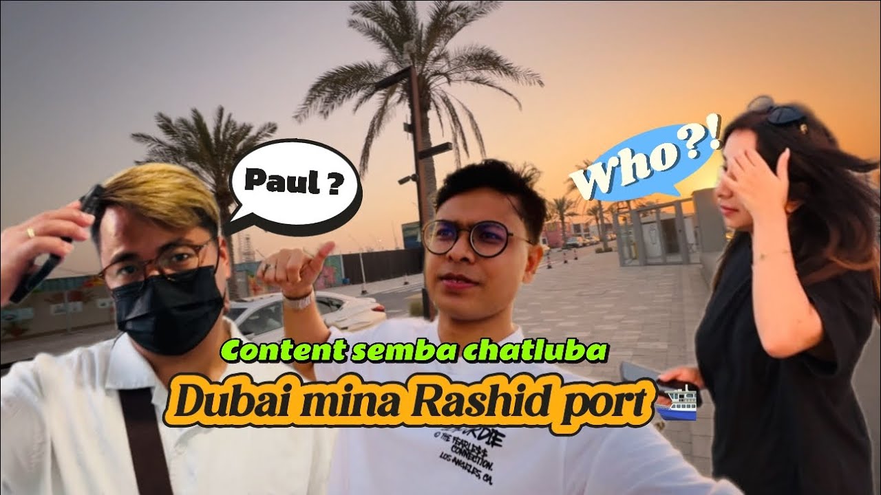 Dubai mina Rashid port da chatluba | mafam yaam fajei 😎 privat cruise 🚢 station - YouTube
