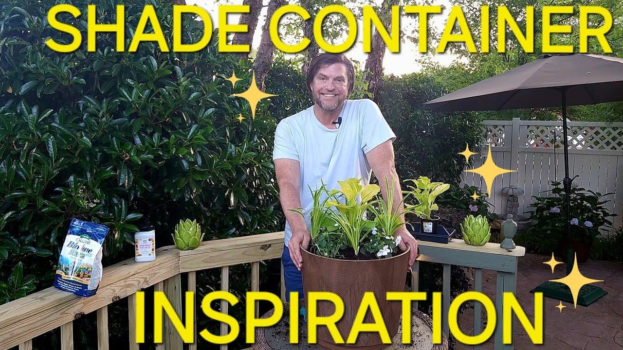 Shade Container Inspiration 🌱 //Gardening with Grayson - YouTube