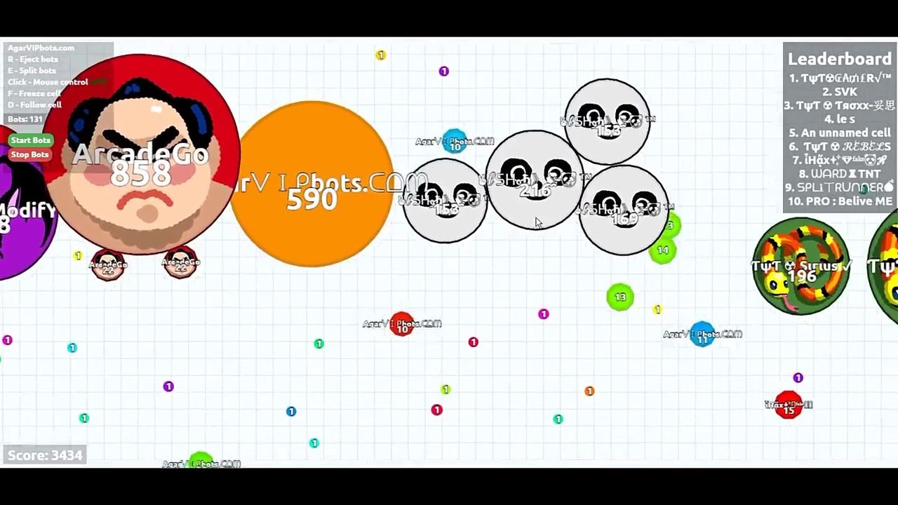 AgarVIPbots The Free Agar io Bots - YouTube