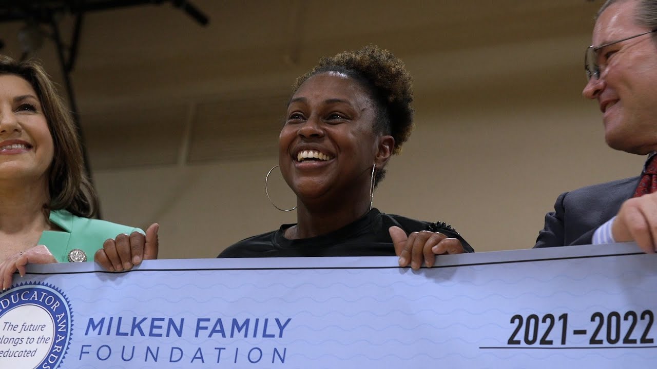 Union 8th Grade Teacher Wins National Award - YouTube