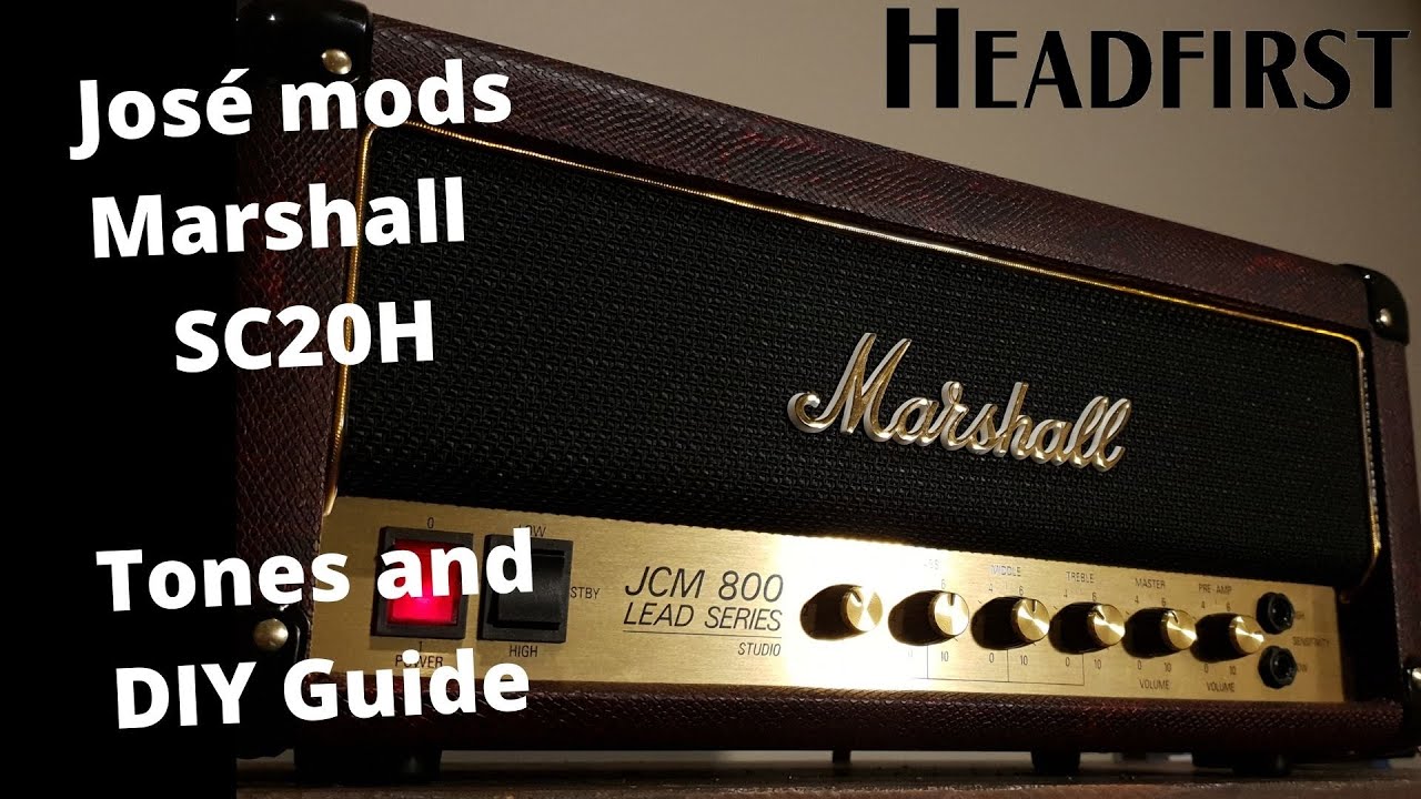 Headfirst modded Marshall Studio Classic SC20H. José mods, tones and ...
