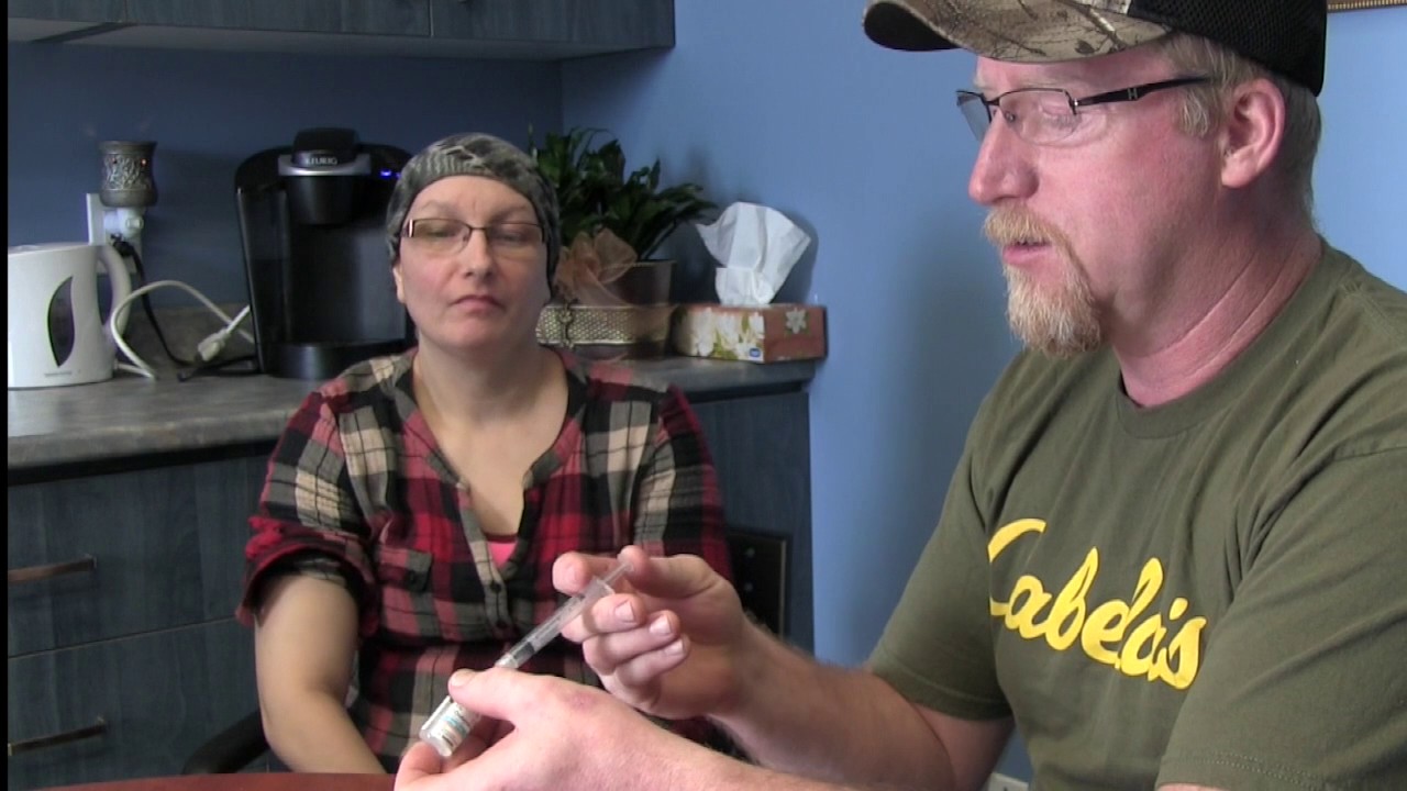Neupogen injection by Clarence Fitzgerald and Judith Mann - YouTube