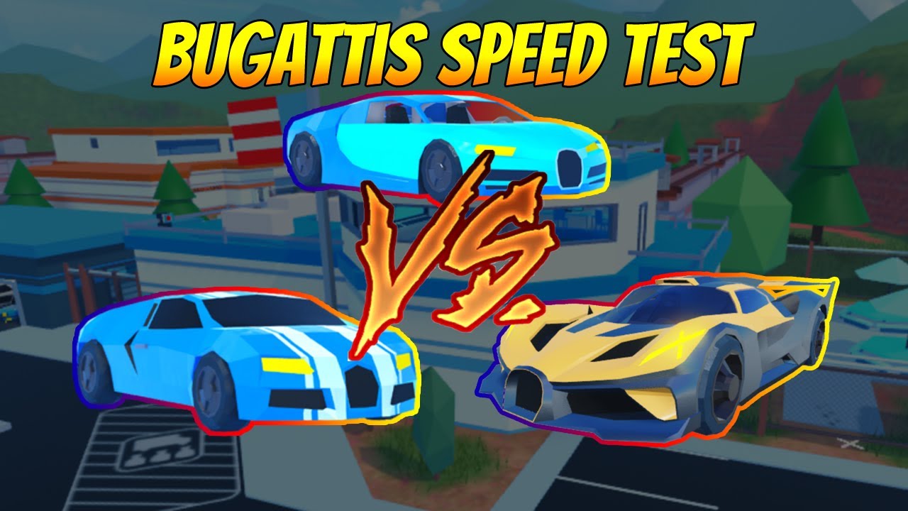 Roblox Jailbreak Beignet (Bolide) VS Eclaire (Chiron) VS Brulee (Veyron ...