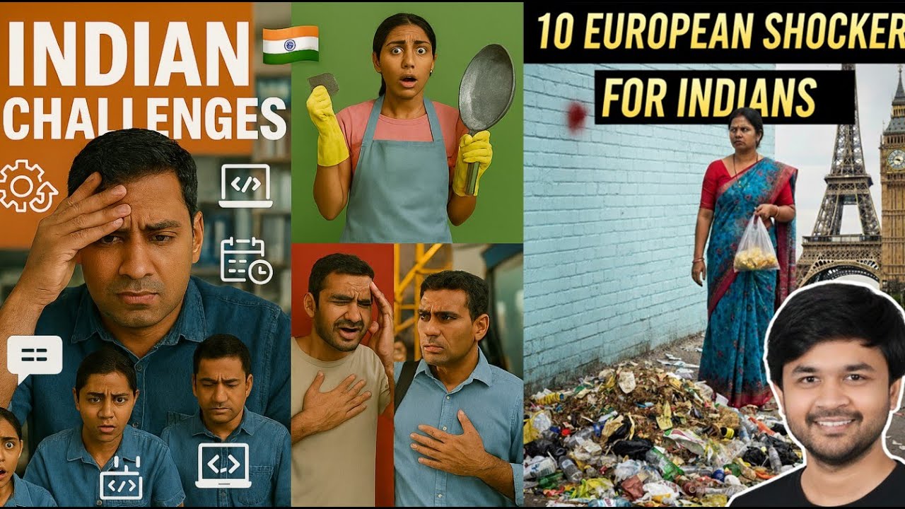 10 Shocking Differences for Indians in Europe I European Culture VS ...