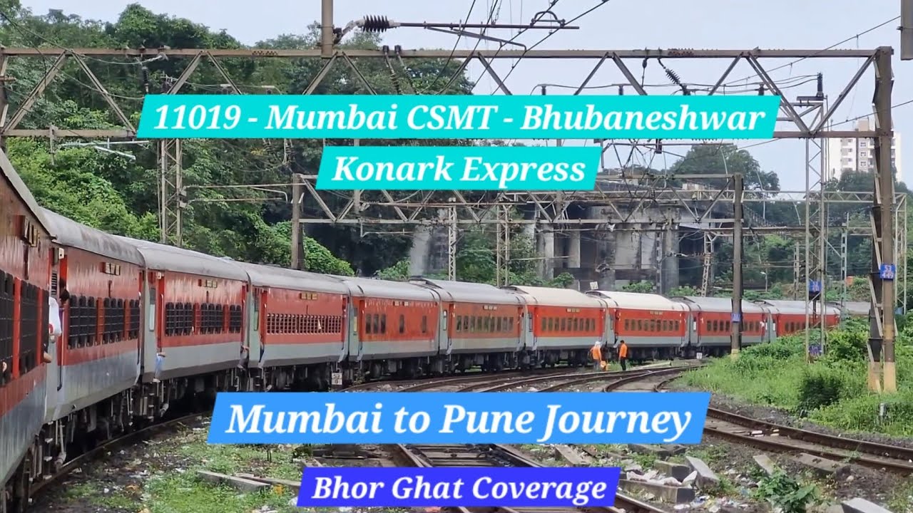 [4K] MUMBAI-PUNE SCENIC TRAIN JOURNEY | MAHARASHTRA MONSOON |MAGICAL ...