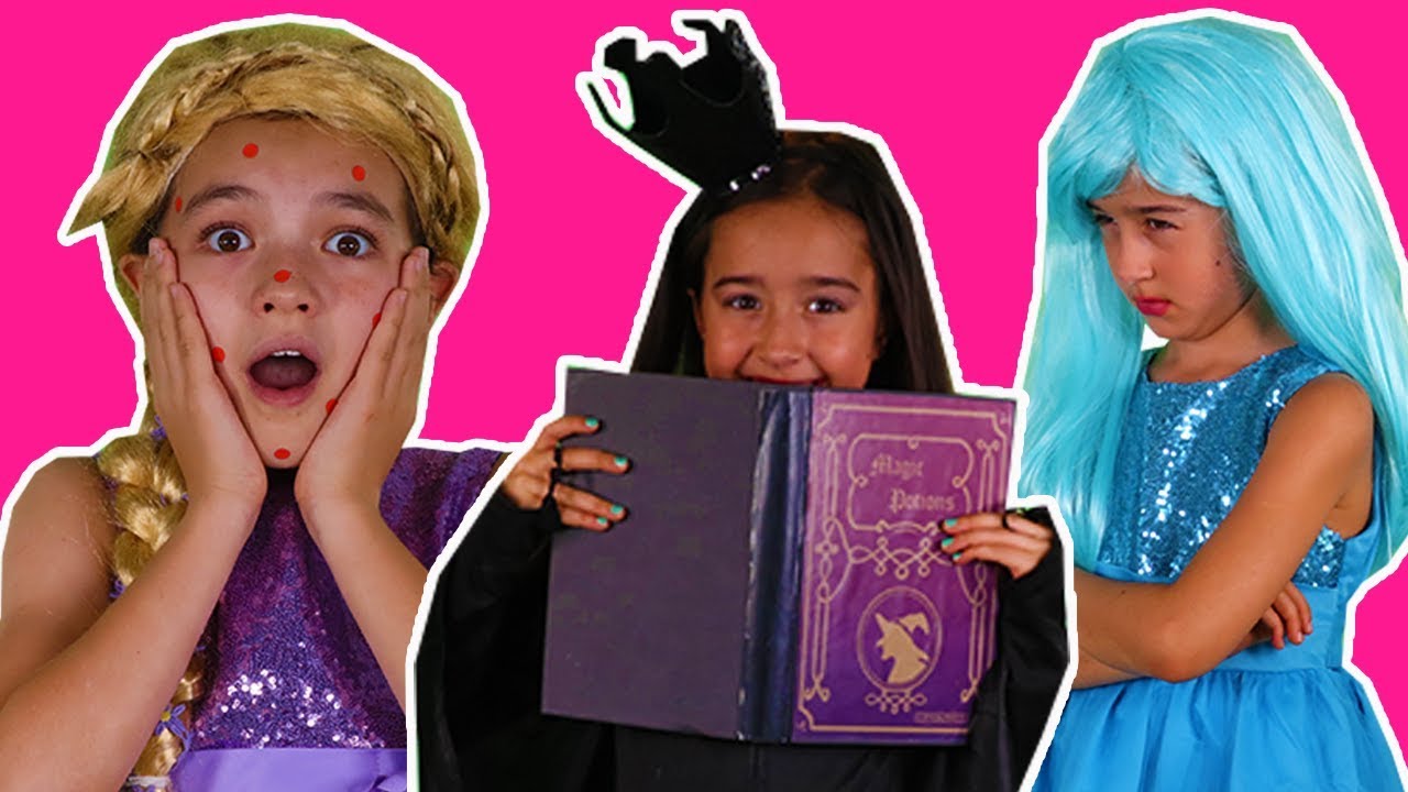 PRINCESS SPELL BOOK PRANKS - Gummy Candy Disaster! - Princesses In Real ...