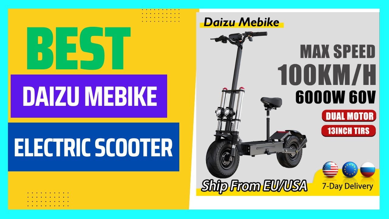 Daizu Mebike x13 6000W High Power Electric Scooter - YouTube
