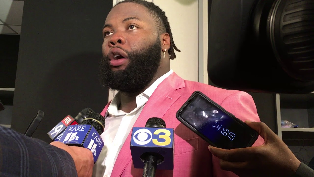 10/7/18: Linval Joseph on his first NFL touchdown - YouTube