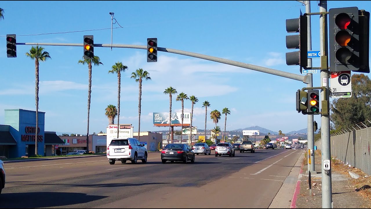 Dead LED Yellow Light With Working Incandescent Yellow Lights (Miramar ...