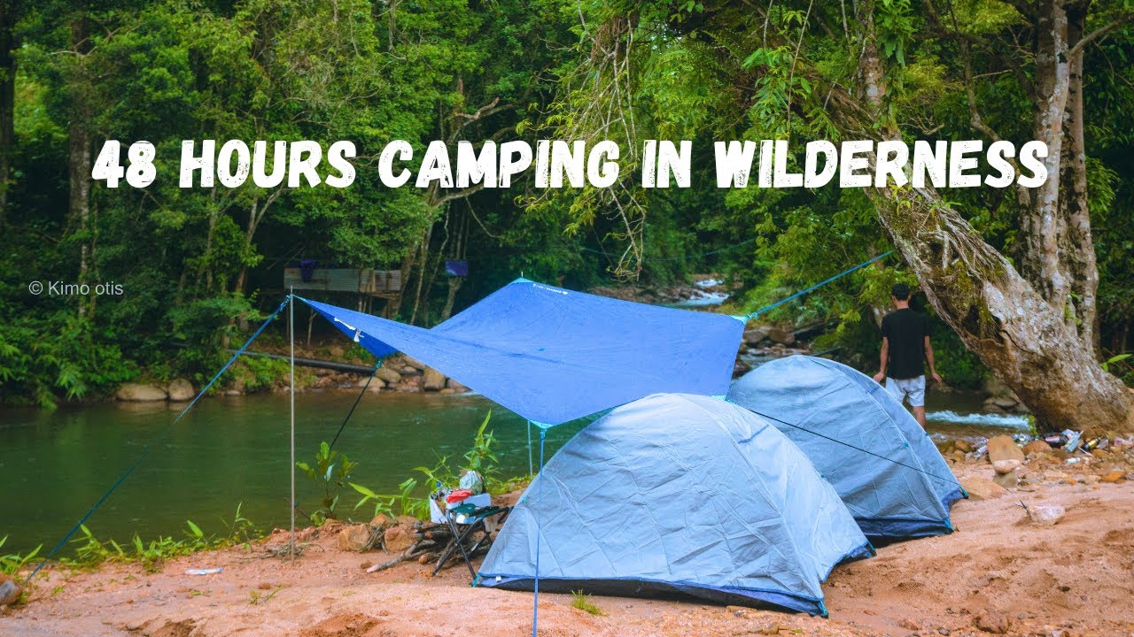 48 Hours Camping in the Deep Wilderness - Catch and Cook my Dinner! - YouTube