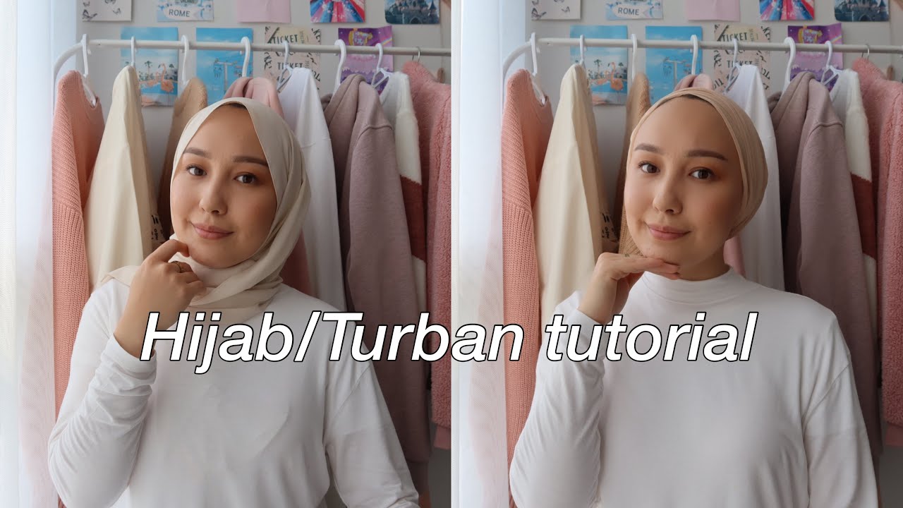 HIJAB AND TURBAN STYLES TUTORIAL 2021 - YouTube