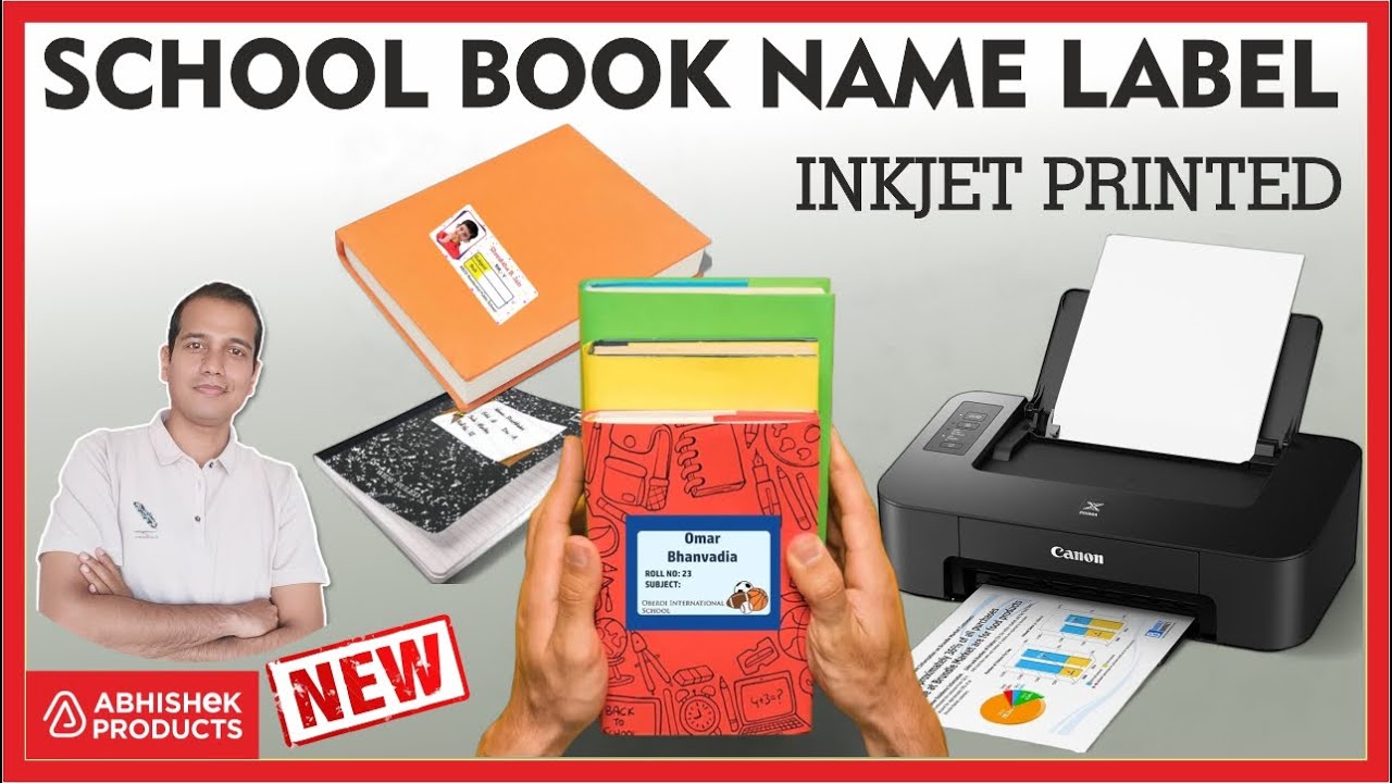 Books Label Printing @ Low Cost Inkjet Sticker, Print At Home Business ...