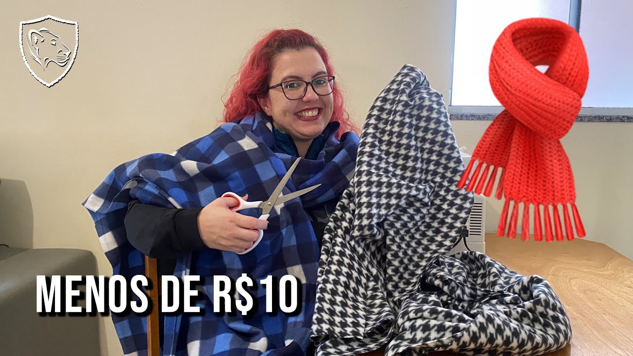 Cachecol quentinho, BARATO e PRÁTICO! - ATELIER - YouTube