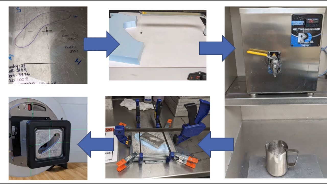 How an Electron Radiotherapy Cutout is Made - YouTube