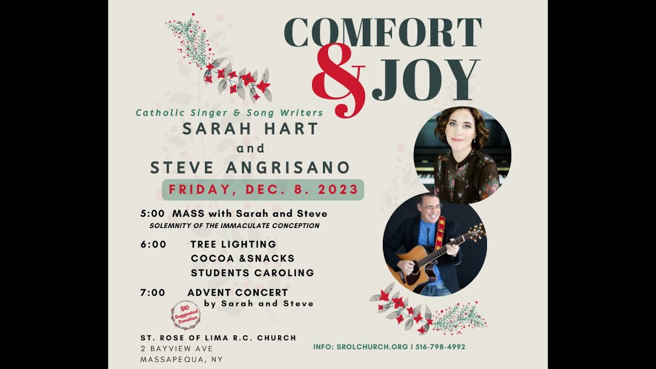 Comfort and Joy Advent Concert at St. Rose - YouTube