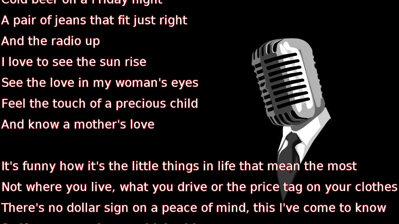 Zac Brown Band - Chicken Fried (lyrics) - YouTube