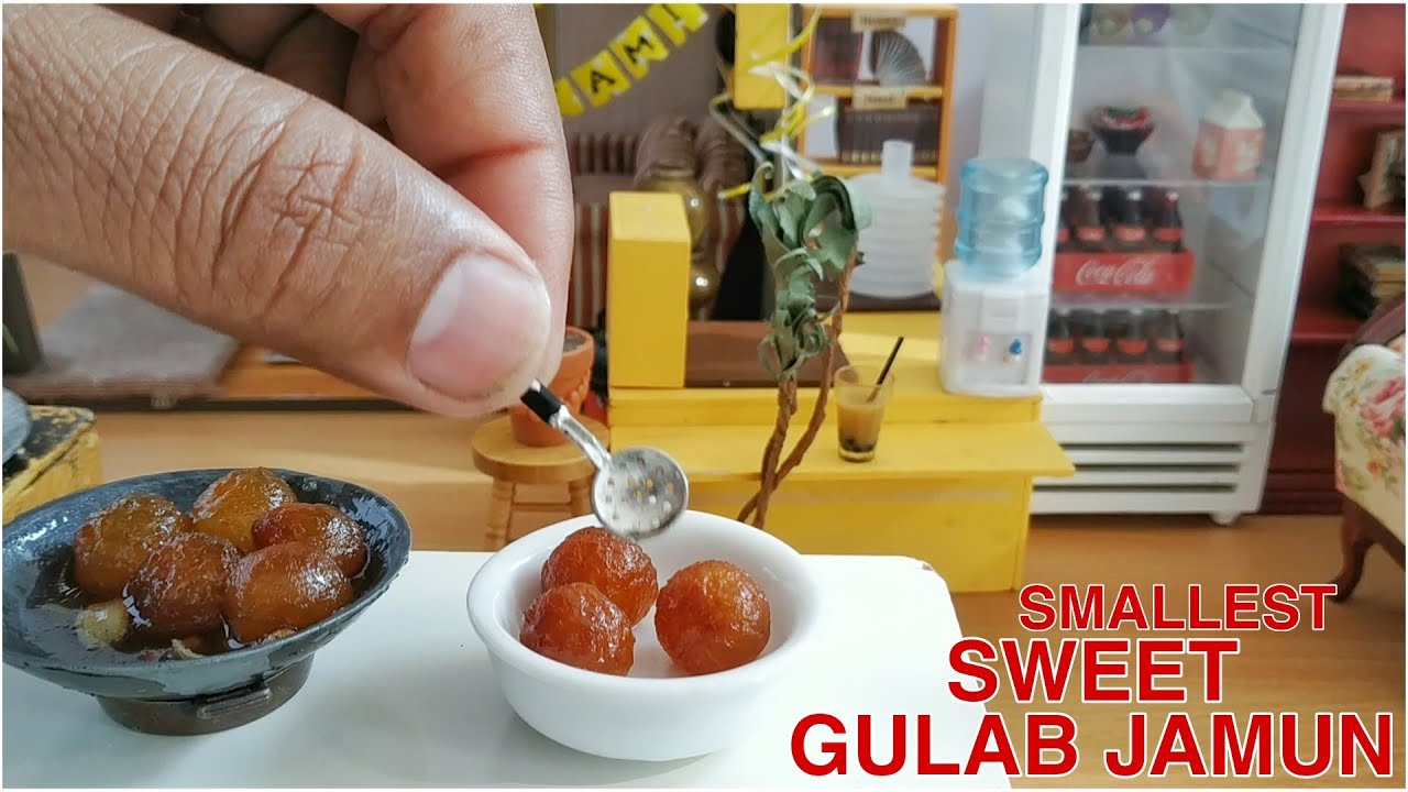Miniature Sweet Gulab Jamun | Smallest Gulab Jamun | Mini Real Cooking ...
