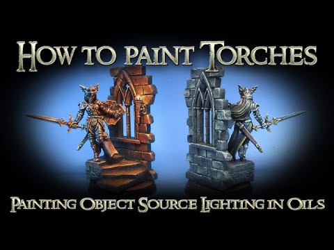 How to paint Torchlight: Painting Monique De Noir in Oils - YouTube