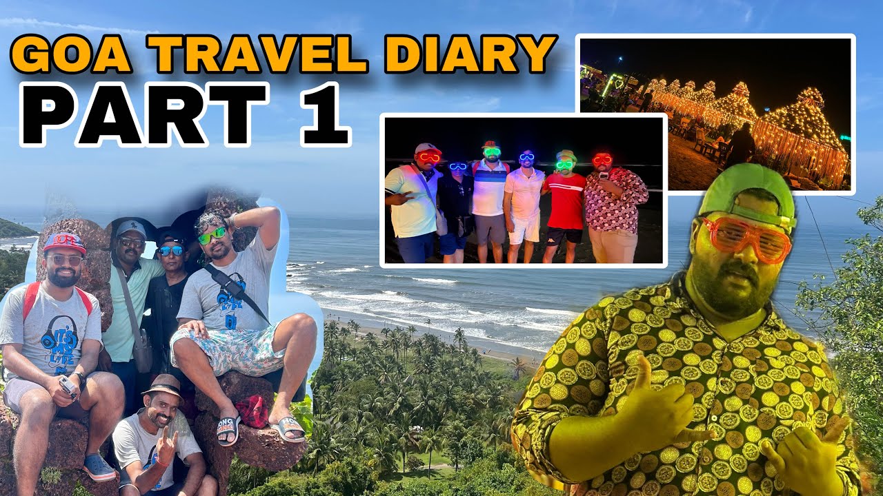 GOA TRIP😎 TRAVEL DIARY / PART 1 #4k #goa #goabeach #trip #travel # ...