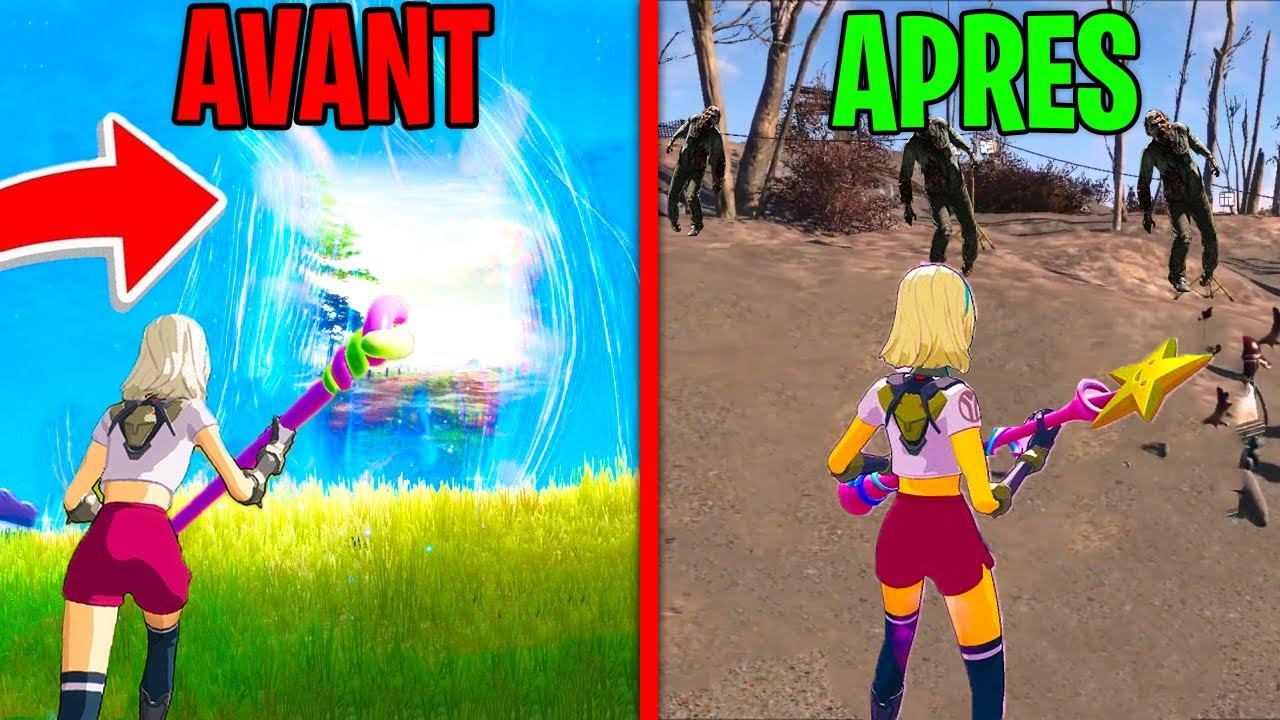 J'ai OSÉ rentrer dans le "PORTAIL EXOTIQUE" sur FORTNITE ! (prank petit frère) - YouTube