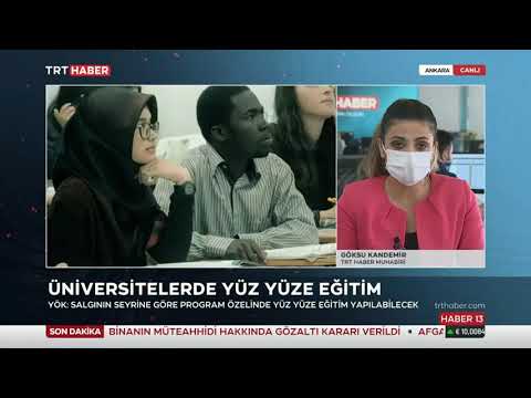 Üniversitelerde Yüz Yüze Eğitim 15.08.2021 TURKEY