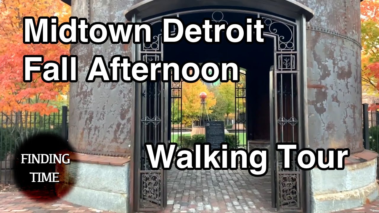 Midtown Detroit Walking Tour - Fall Afternoon - YouTube