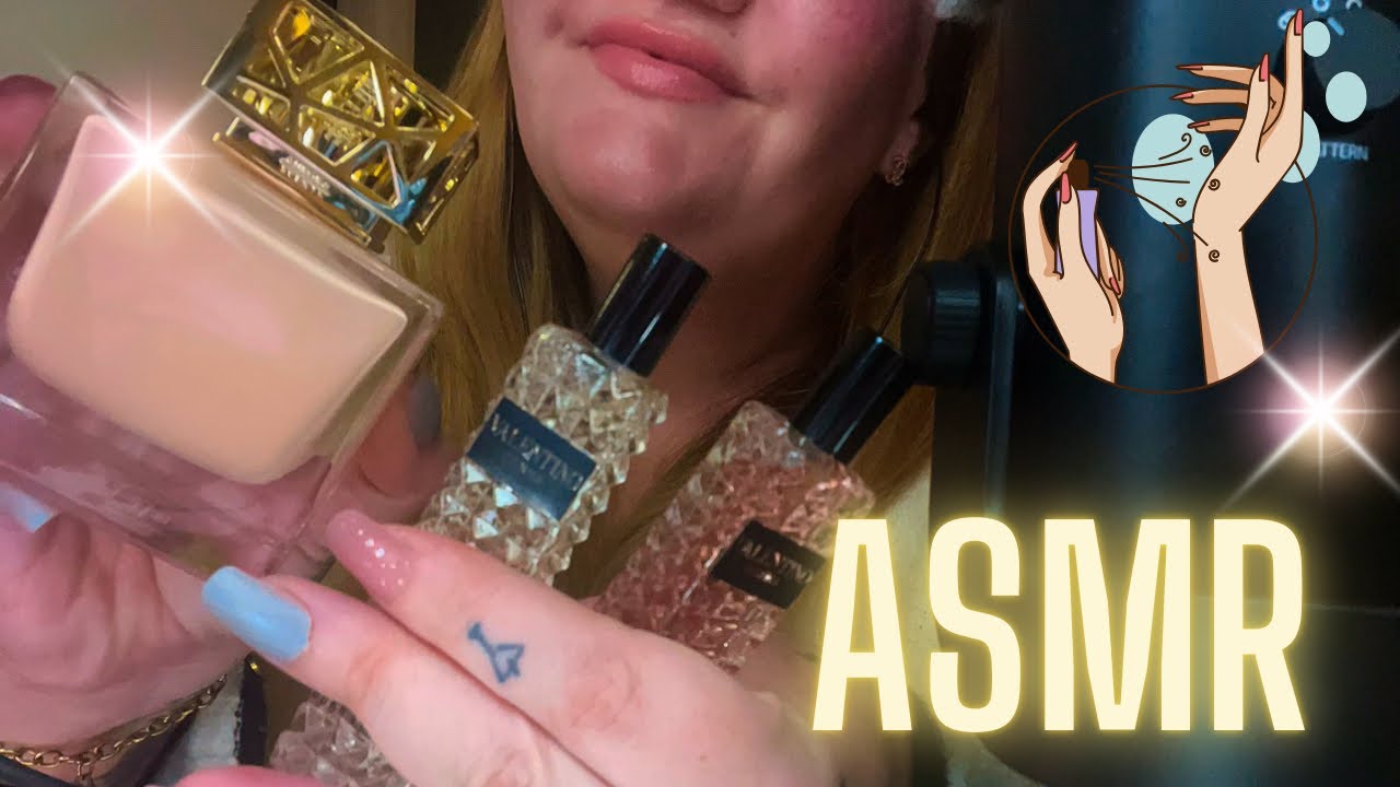 ASMR | My Perfume Collection (whispers & taps.) - YouTube