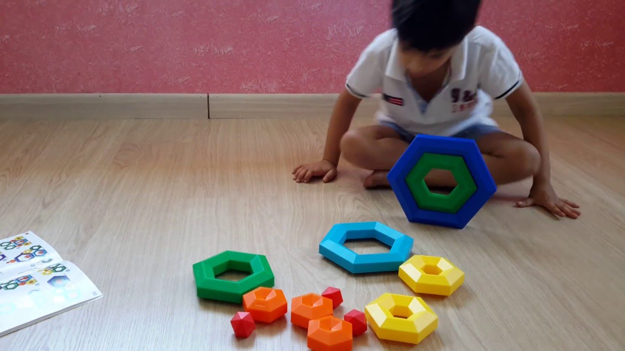 Moksh Plays With Hexacus: Concentration & Patience Building Activity ...
