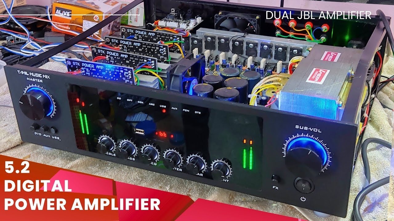 5.1 FULL SET WITH DOLBY DTS PROLOGIC 2 IN ANALOG AMPLIFIER - YouTube