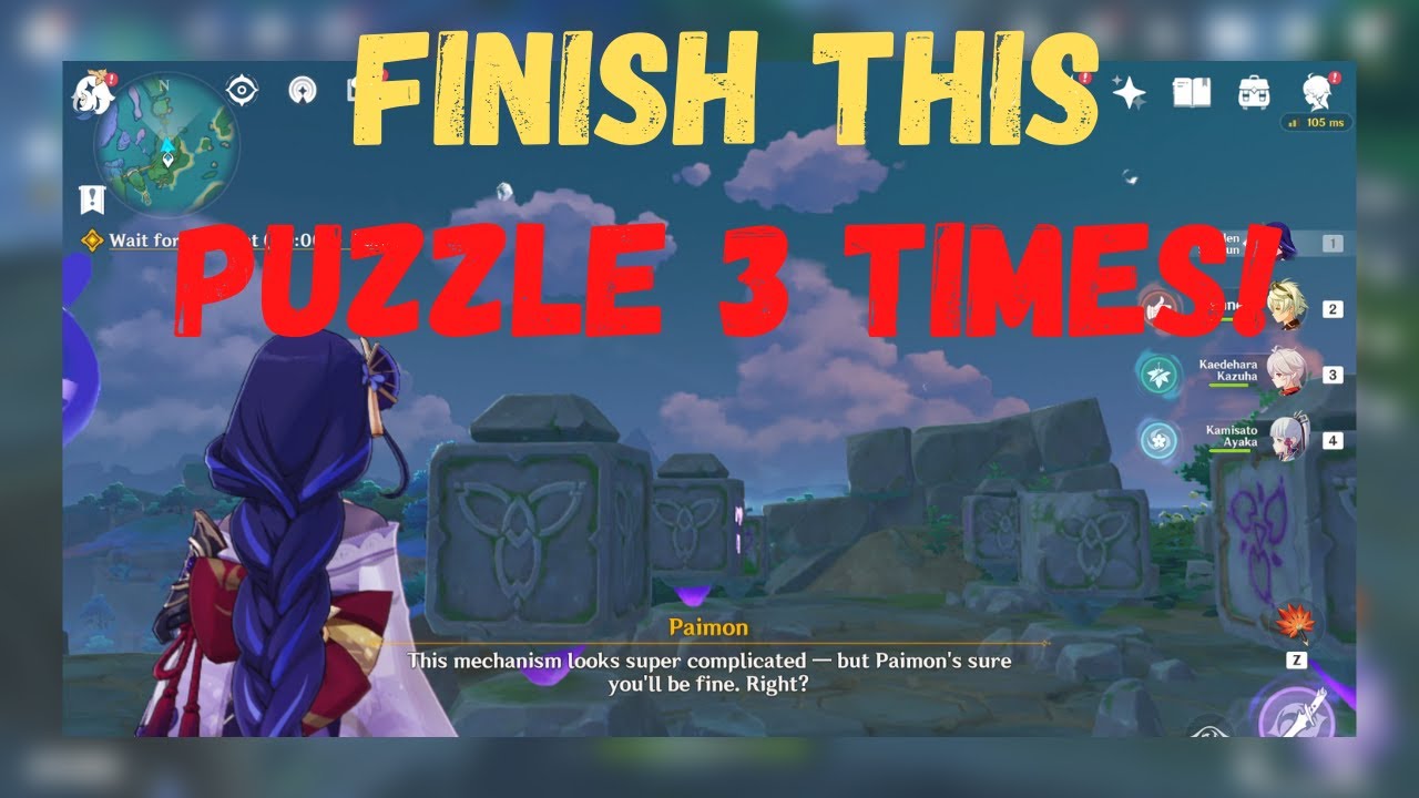 ALL 3 PART Ruin Machine Puzzle Watatsumi Island INAZUMA | Genshin ...