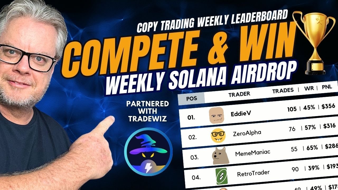 Copy Trading Competition Via Degen Meme Calls and TradeWiz - YouTube
