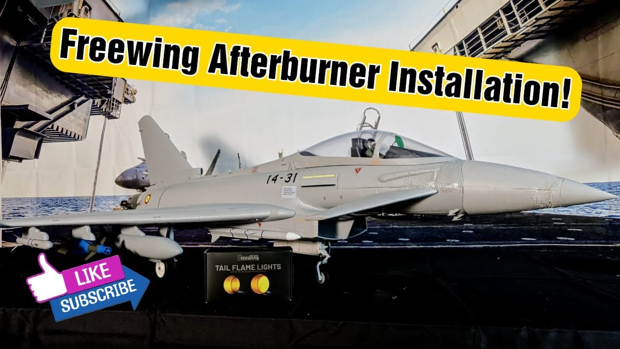 LED Afterburner Installation for EDF RC Jets! (And what NOT to do ...