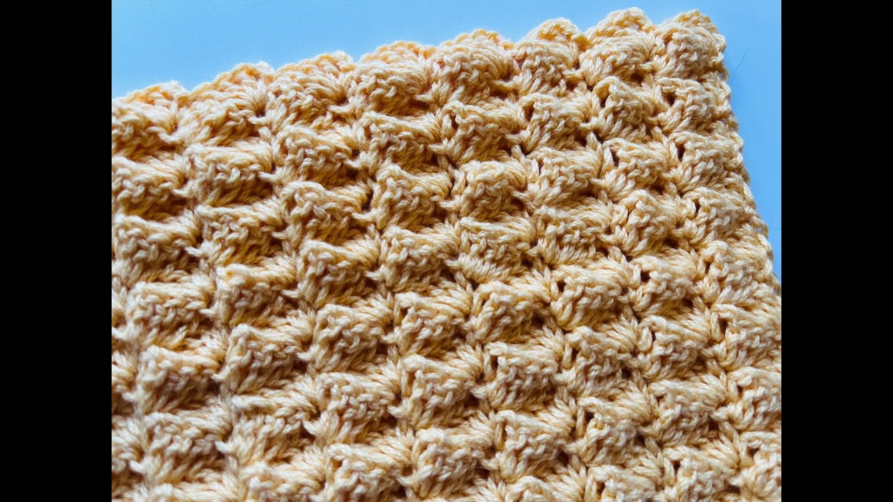 ONE ROW REPEAT Crochet Tutorial | Crochet Blanket, Crochet Scarf ...