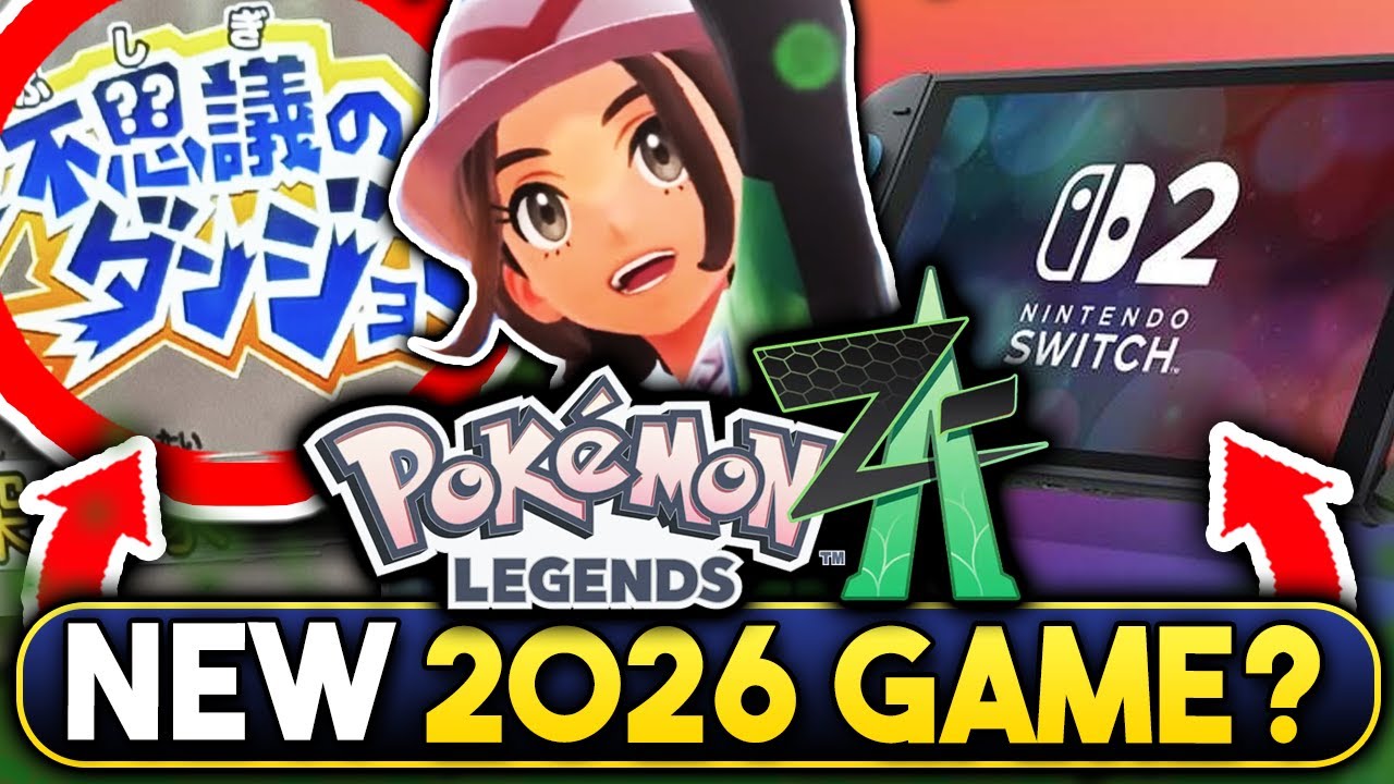 POKEMON NEWS! NEW 2026 POKEMON GAME RUMOR! NEW LEGENDS ZA GAMEPLAY HINTS & NINTENDO SWITCH 2 ...