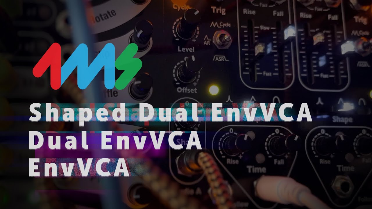 4ms Shaped Dual EnvVCA, Dual EnvVCA & EnvVCA - Demo - YouTube