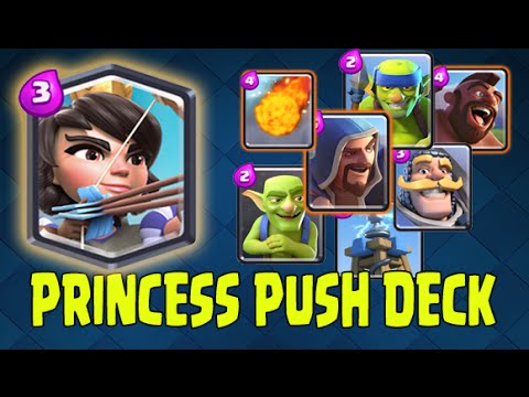 Clash Royale - Princess Push Deck !! (Awesome Control Deck) - YouTube