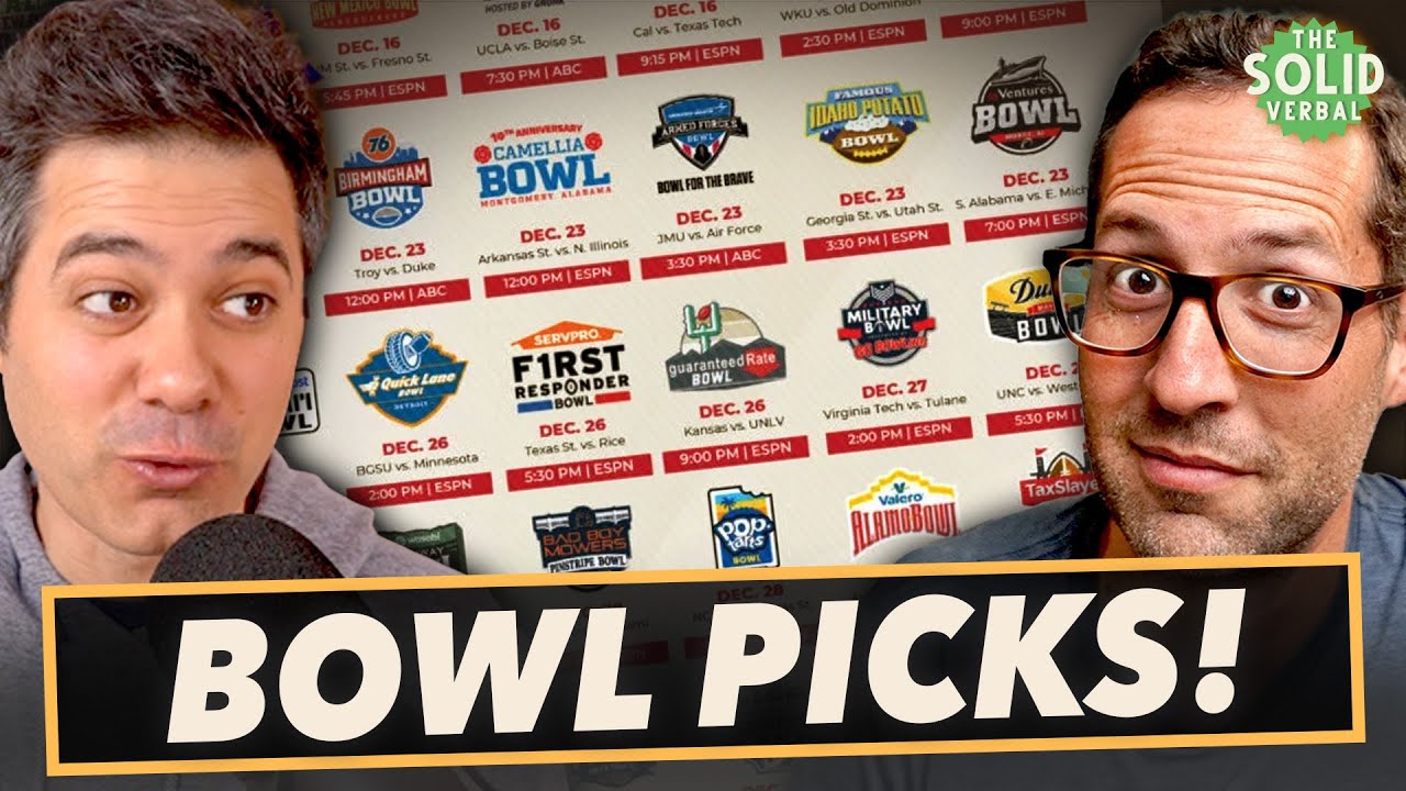 Intro to Bowl Season 2023: Confidence Picks for Every College Football ...