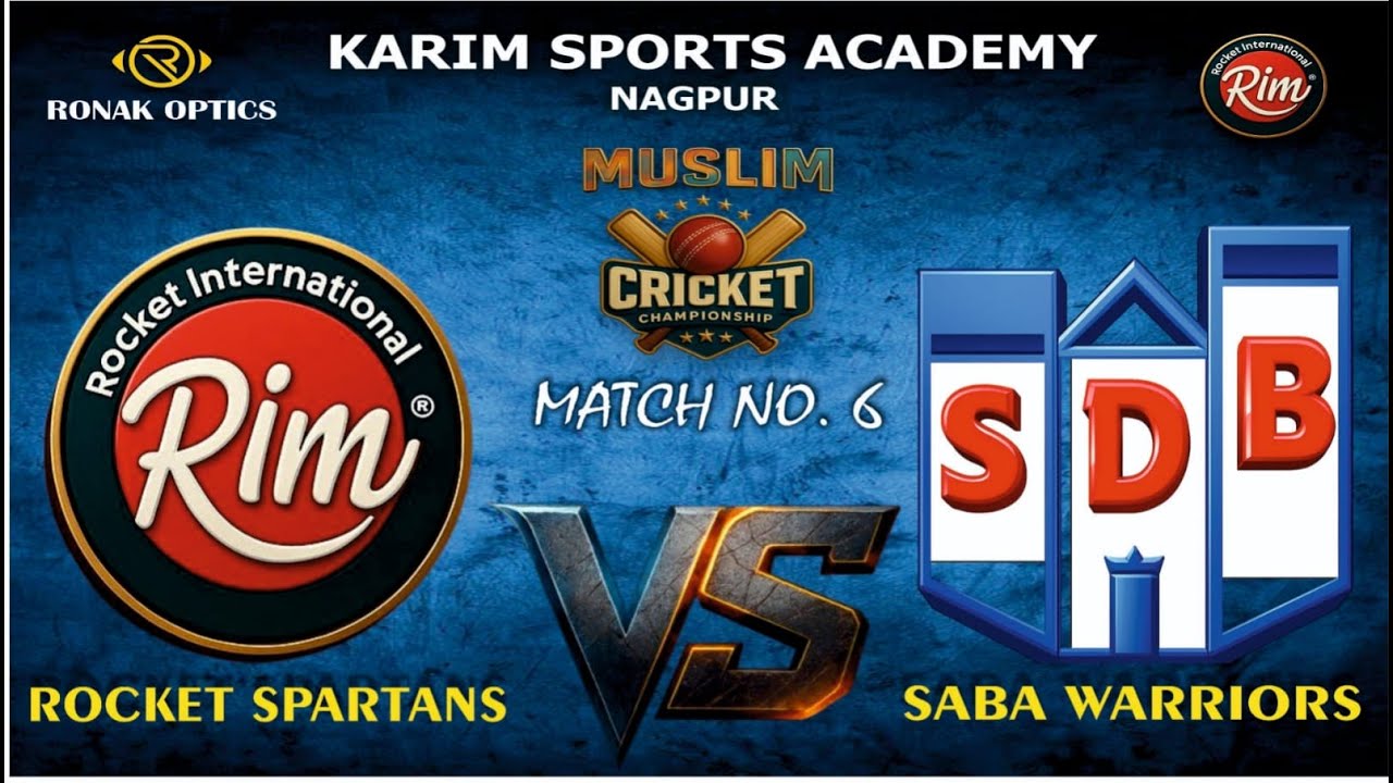 Muslim Cricket Championship 2025 || ROCKET SPARTANS vs SABA WARRIORS ...