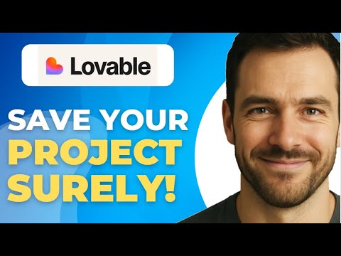 How To Save Project On Lovable - YouTube