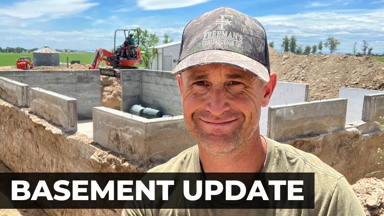 Basement Update on the Old Farmhouse Remodel - YouTube