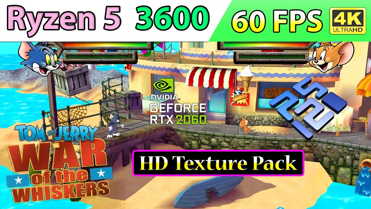 Tom & Jerry in War of the Whiskers - HD Texture Pack • 60 FPS • 4K ...