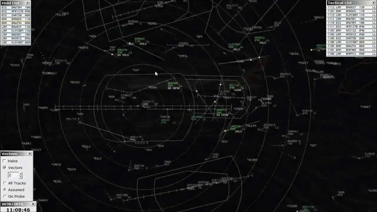 ATC Simulator - Heathrow Approach 1080p - YouTube