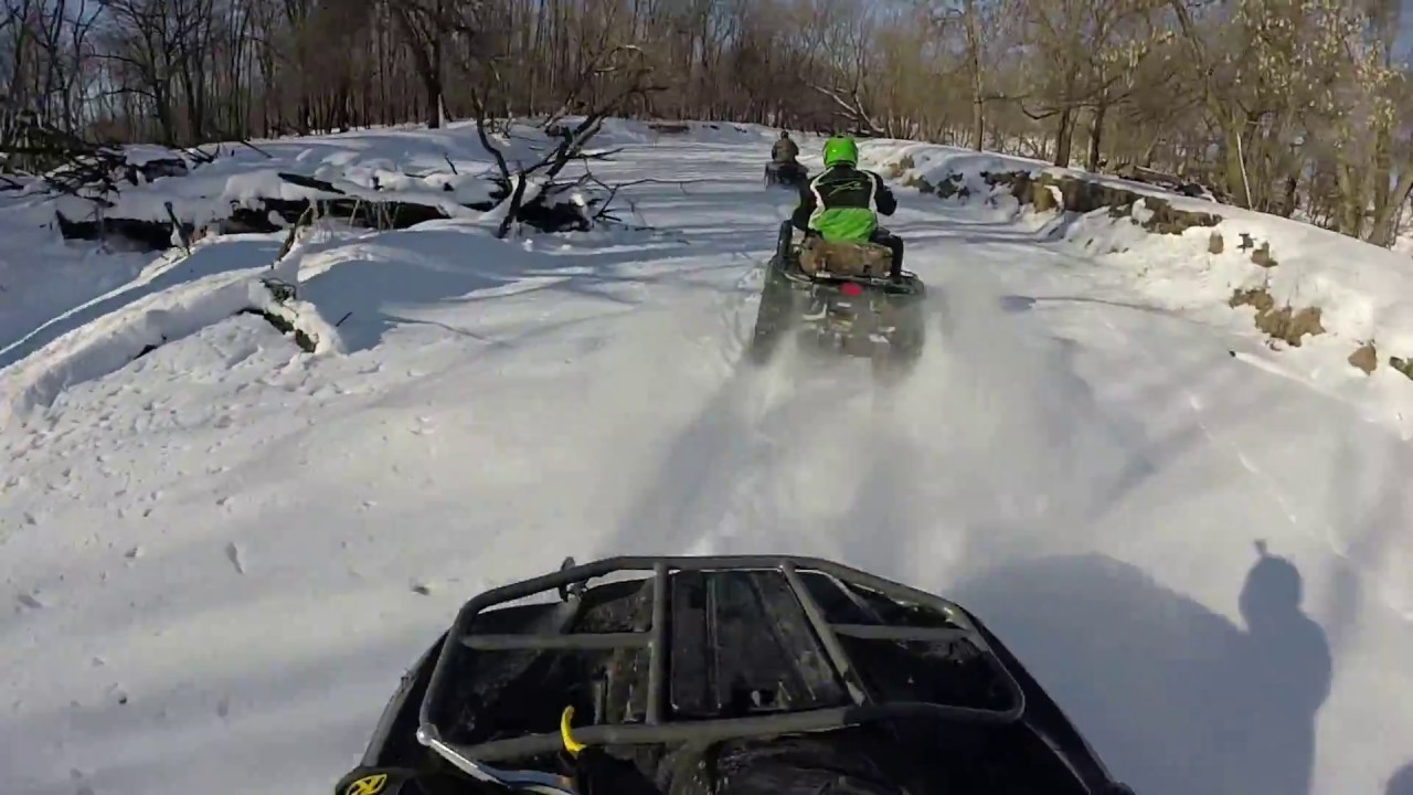 Ice Breakers 4 2018 Part 1 ATV Riding - YouTube