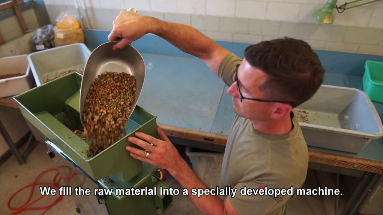 Seed cleaning machine - YouTube