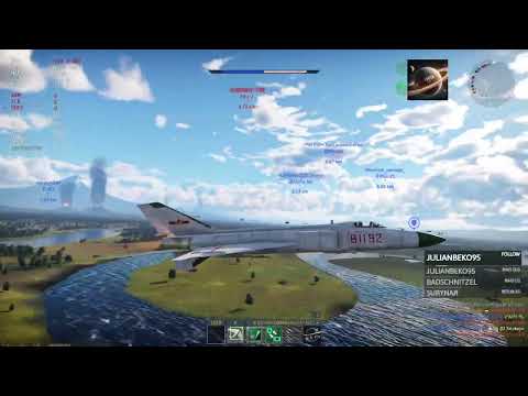 5 Abschüsse und 5 Bodenziele mit der J8-B in War Thunder #warthunder