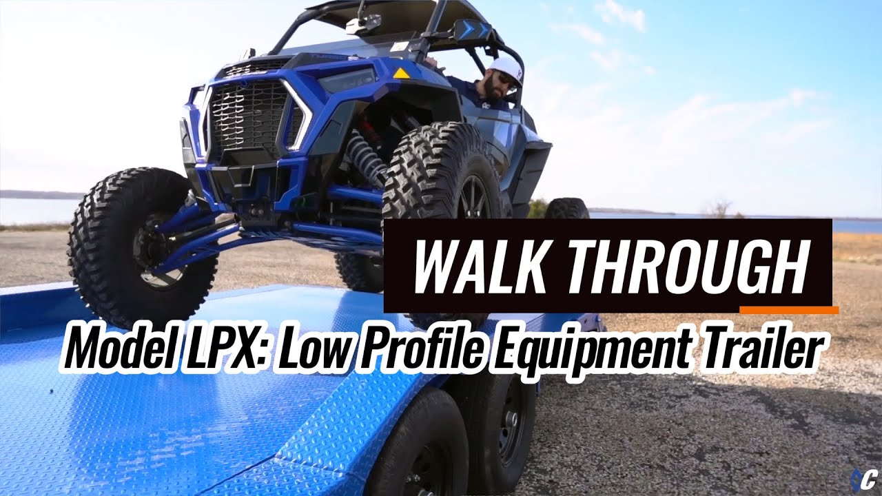 Model LPX: Low Profile Equipment Trailer - YouTube