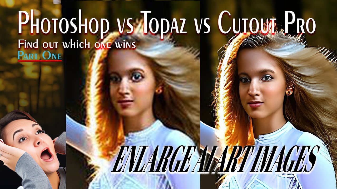 Photoshop vs Topaz vs Cutout Pro - Fixing AI Art Part 1 - YouTube