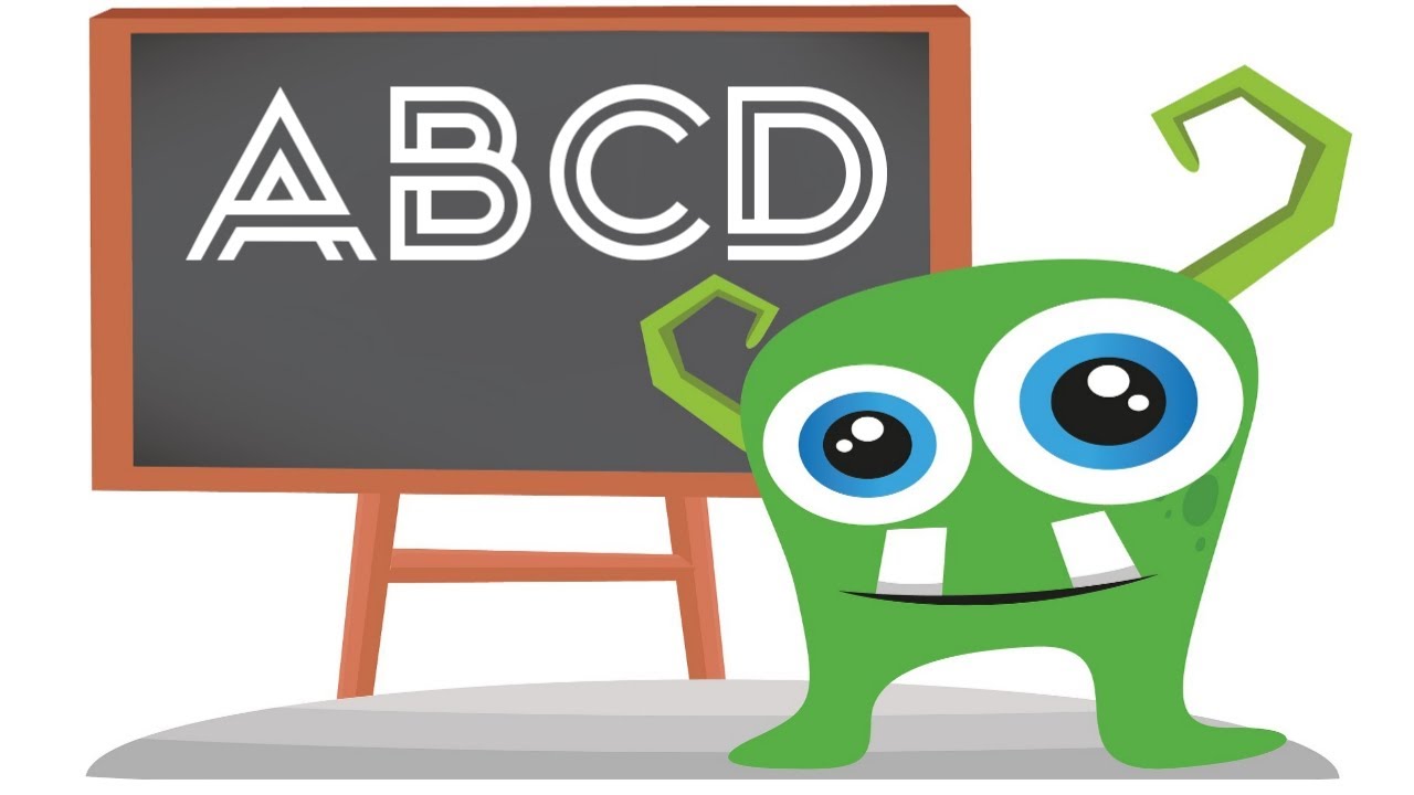 Drawing Alphabet |ABCD | Wheels on Bus go | Kids Monu Show - YouTube